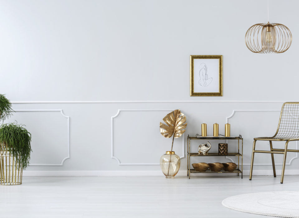 Doors with Brass-Finished Inlays | Doorsan