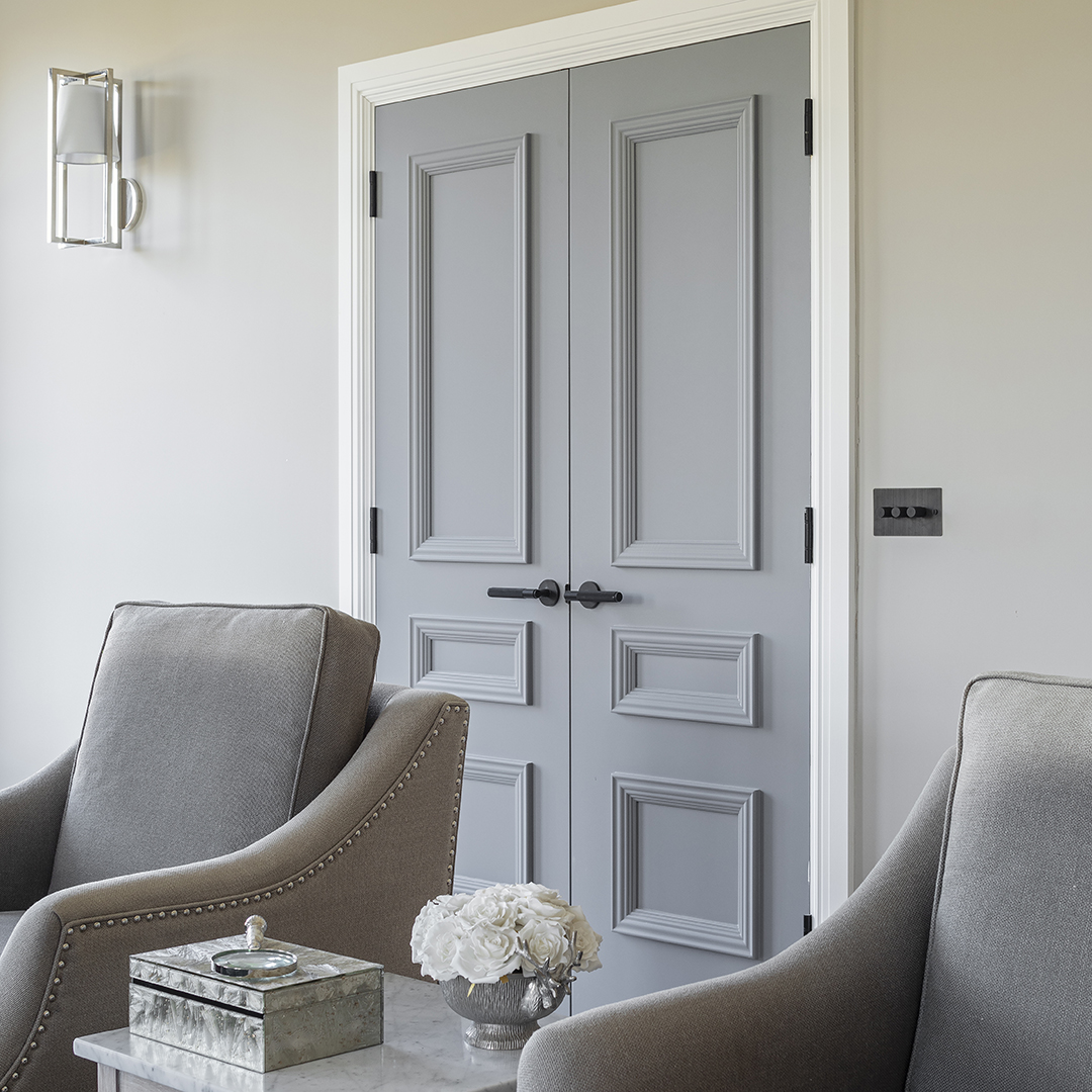 Kensington 3 Panel Traditional | Smooth Grey RAL7004 Doors | Rose Manor ...